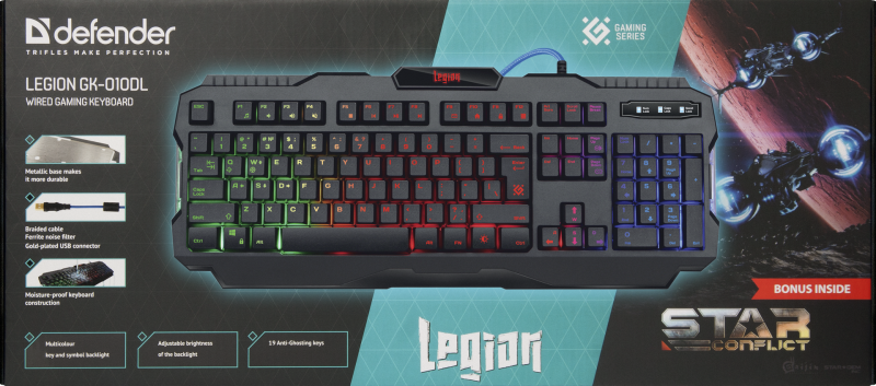 DEFENDER USB keyboard Legion GK-010DL | Bitset d.o.o.