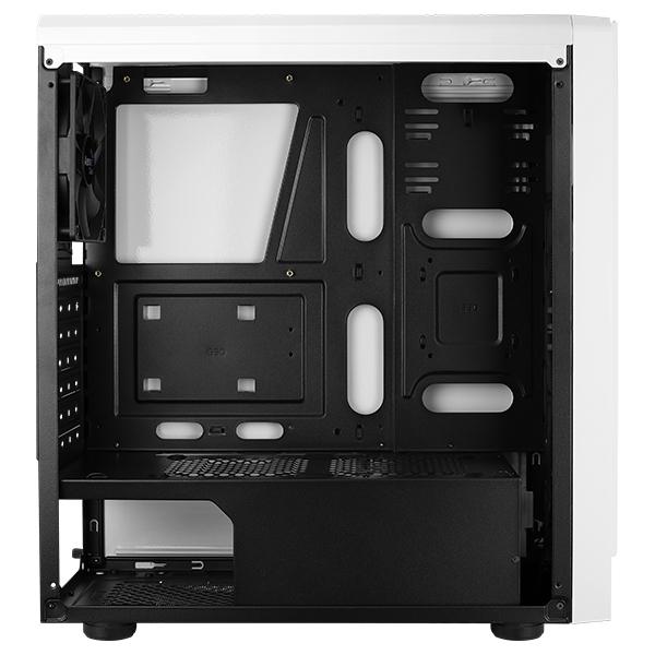 Case Aerocool RIFT, ATX / Mid Tower / side window / RGB LED (white ...