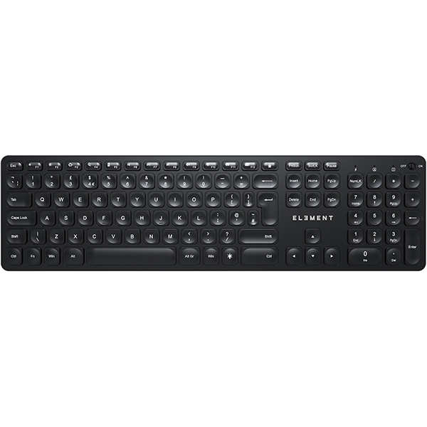 Keyboard ELEMENT Luminus Slim wireless / backlit / low-profile ...
